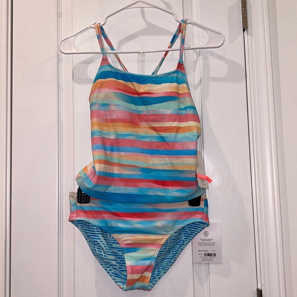 Athleta | Swim | Athleta Girls Sunset Oasis Bikini Size Xxl 6 | Poshmark